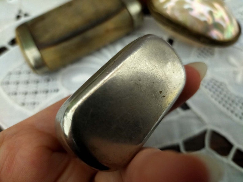 French LUX Pill Holder, Storage of Expensive Belongings, Silver-plated ...