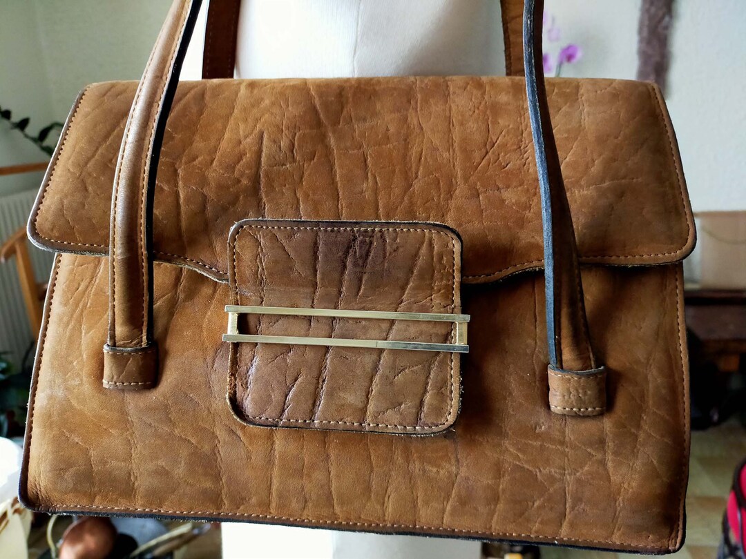 Leather Handbag, Style for Classic Women, Handmade Without Remark. - Etsy
