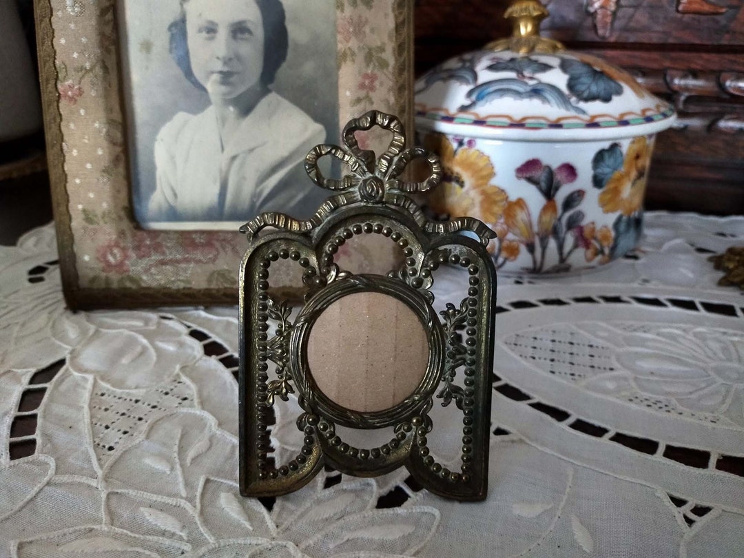 Vintage French Photo Frame, Bronze Frame, Napoleon III Style, French ...