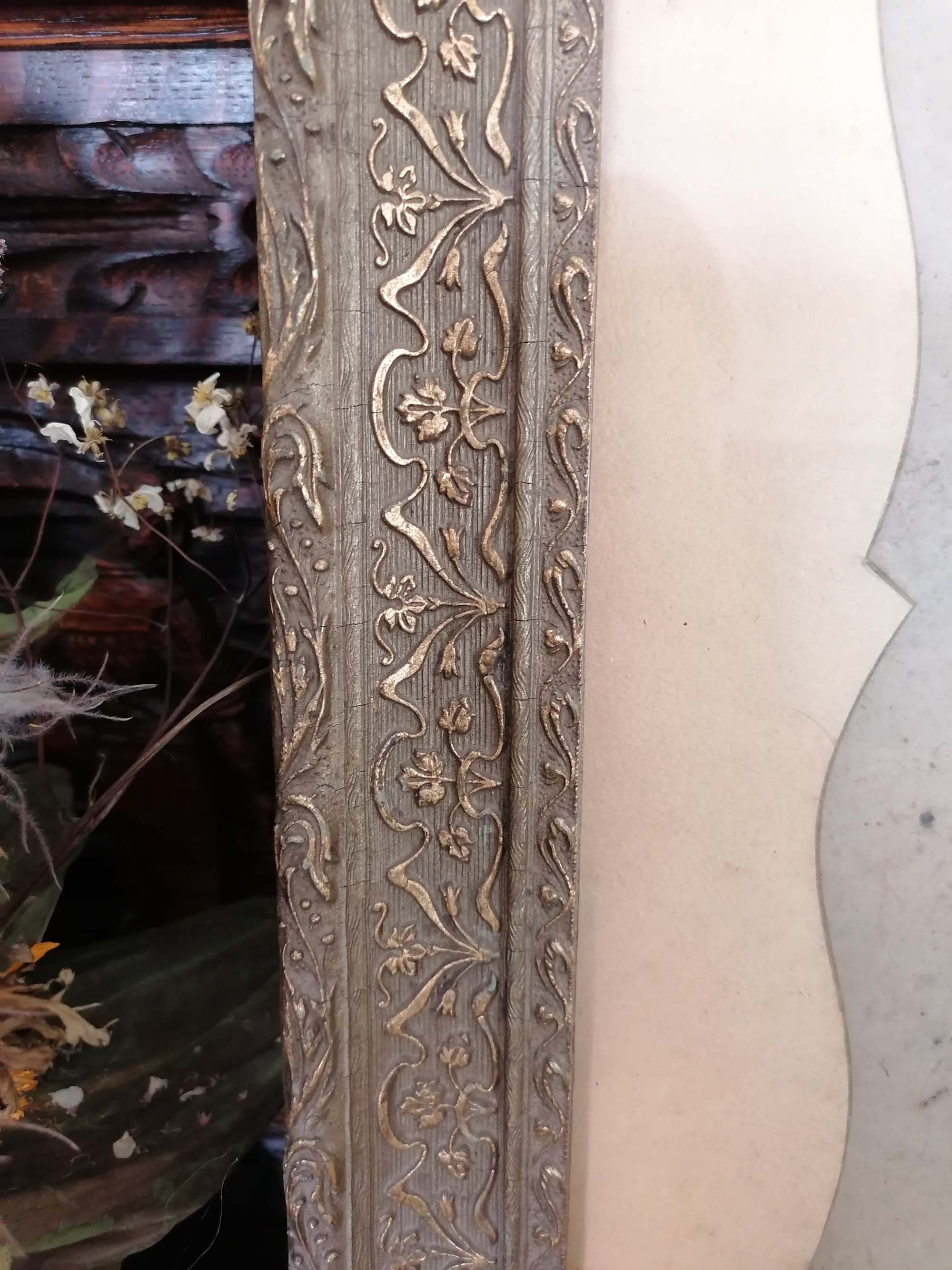 Large Antique French Frame, Old Collection Frame. Napoleon III Style ...