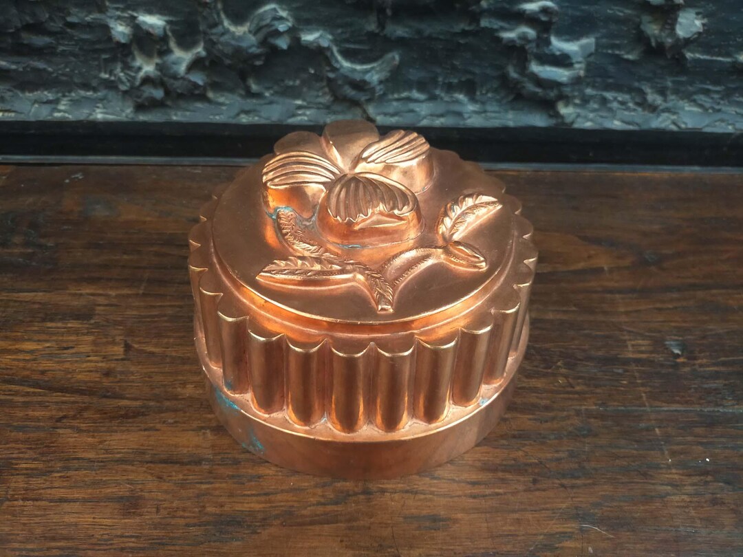Vintage Traditional Copper Cake Molds, French Vintage Cake Mold ...