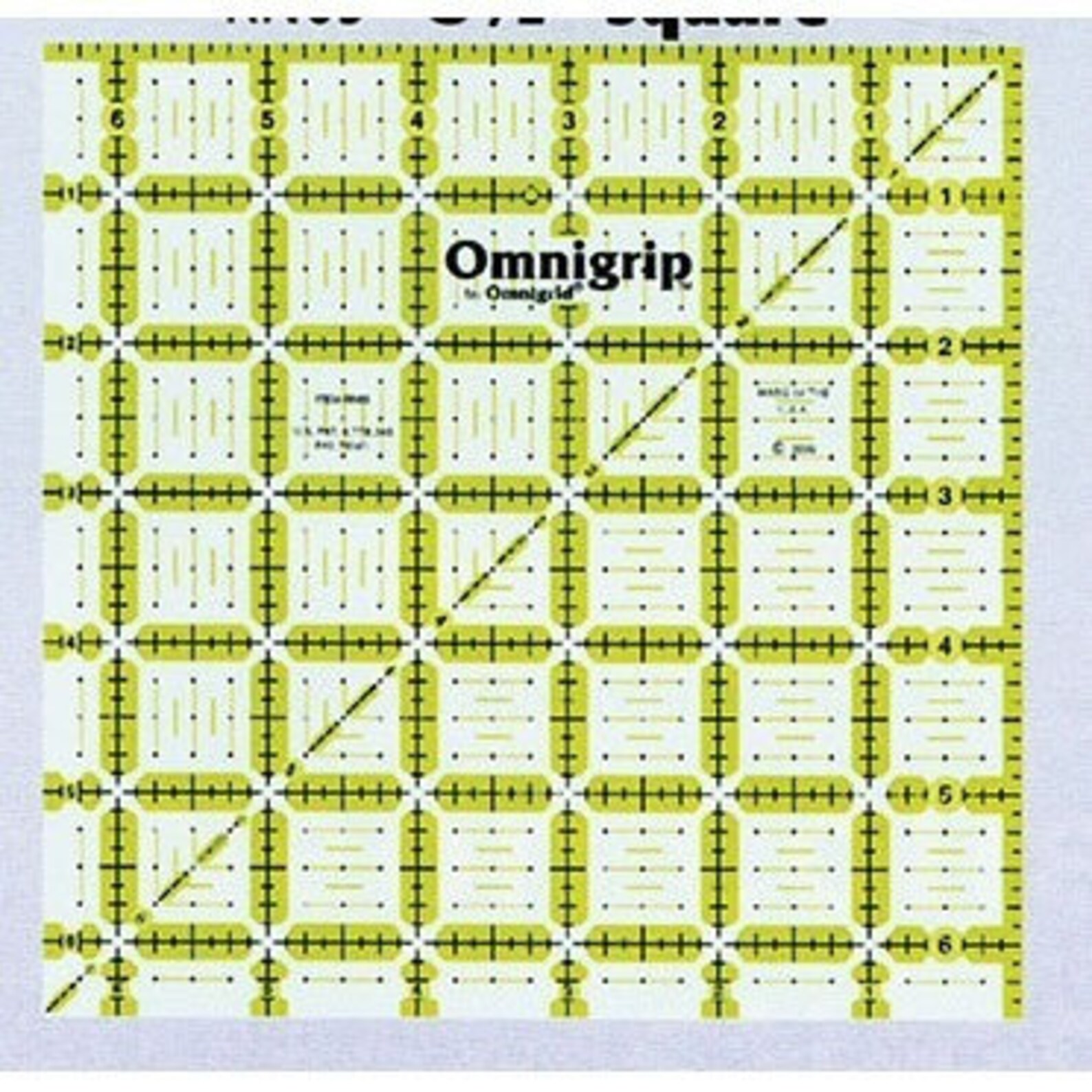 Omnigrid Non-slip Ruler 6 1/2 X 6 1/2 - Etsy