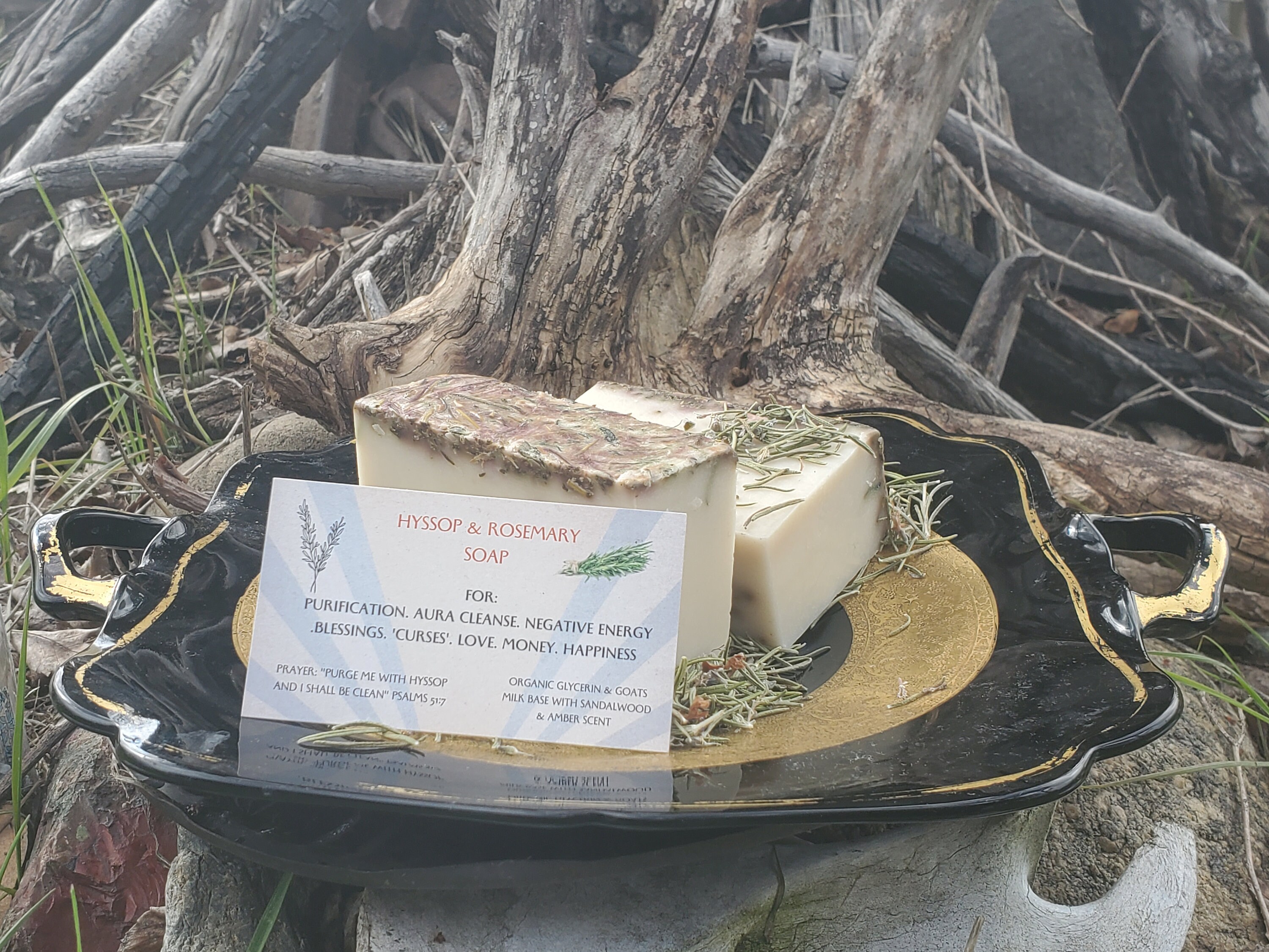 Natural HYSSOP & ROSEMARY SOAP/ Spiritual Healing Soaps/biblical Soap ...