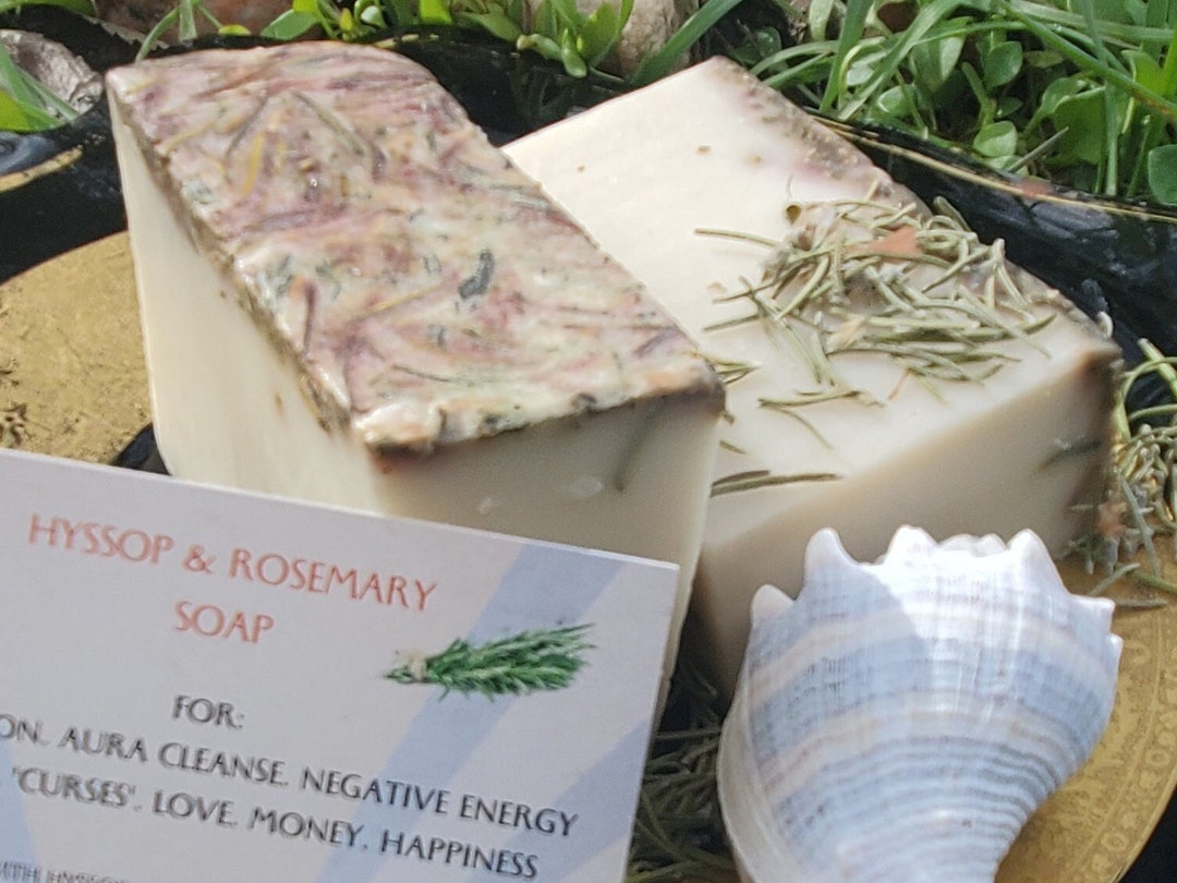 Natural HYSSOP & ROSEMARY SOAP/ Spiritual Healing Soaps/biblical Soap ...