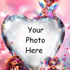 Photoshop File Frame Heart Valentine Composite Love Story Images ...