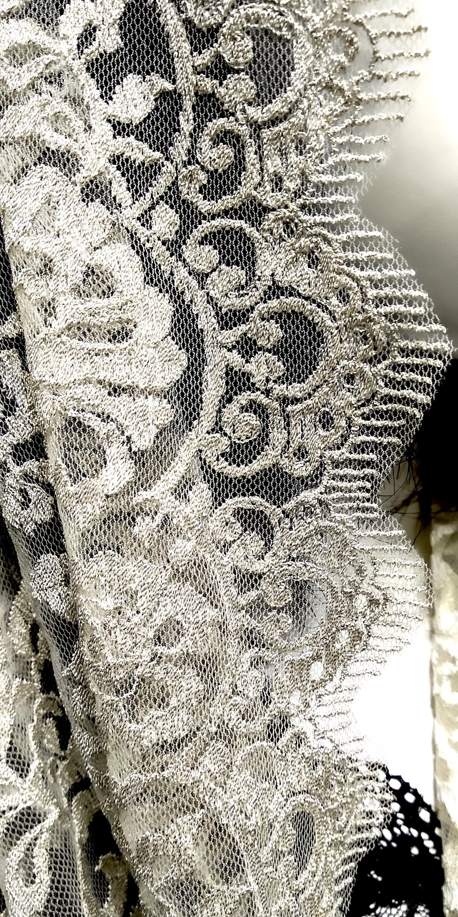 Gold Lace Infinity Chapel Veil Catholic Mass Mantilla Church Head ...