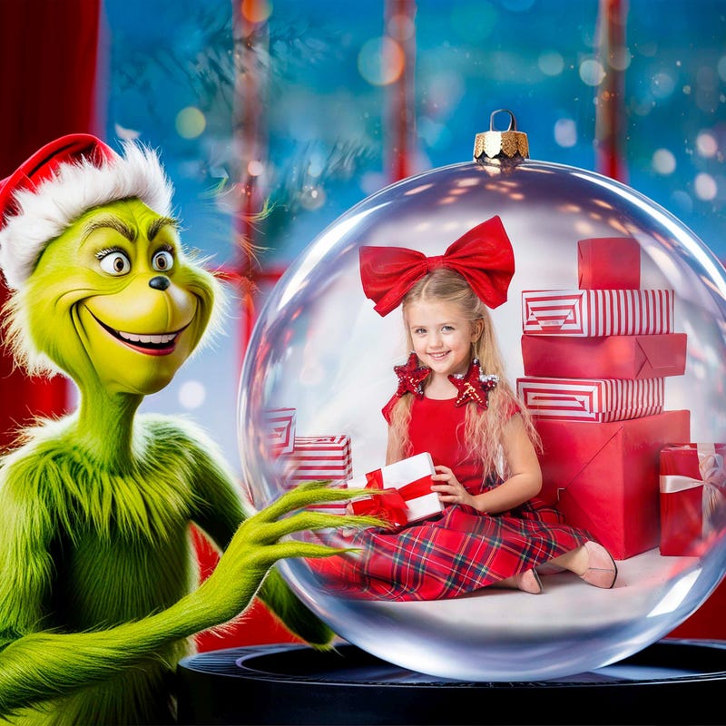 Grinch Backdrop - Etsy