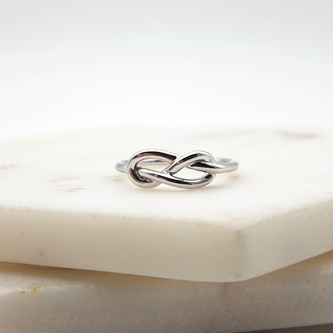 925 Sterling Silver Infinity Knot Ring Infinity Love Knot - Etsy