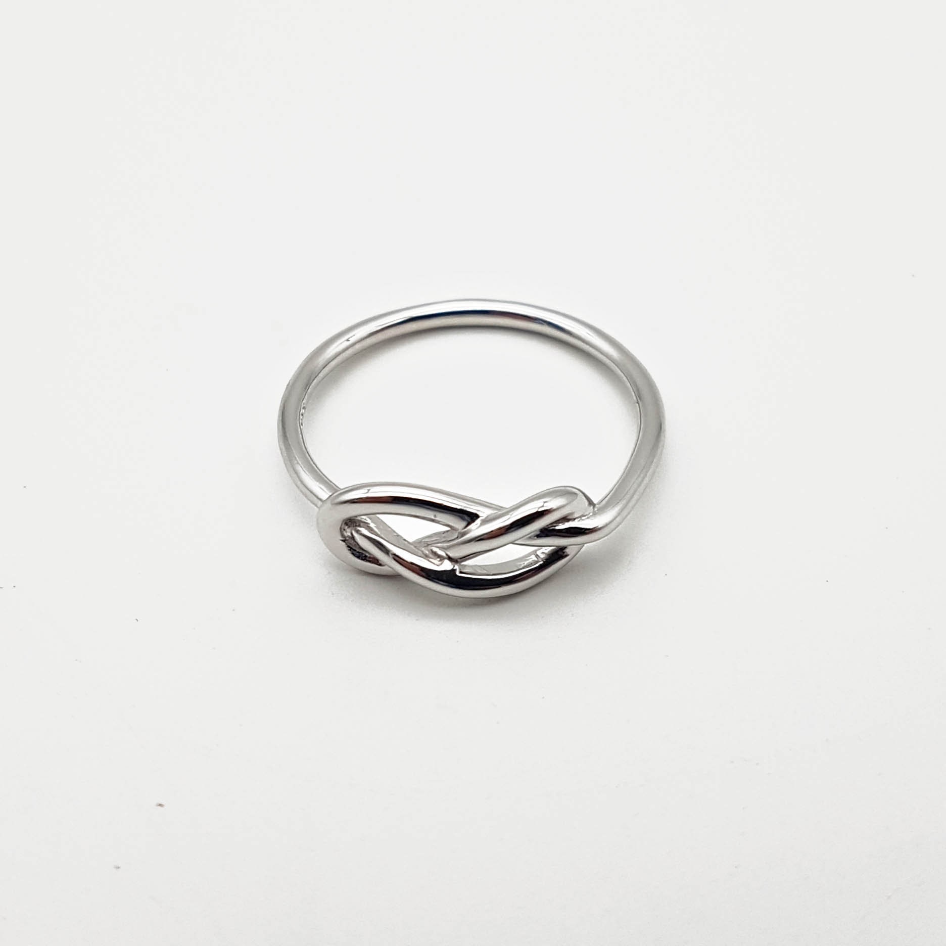 925 Sterling Silver Infinity Knot Ring | Infinity Love Knot Ring ...