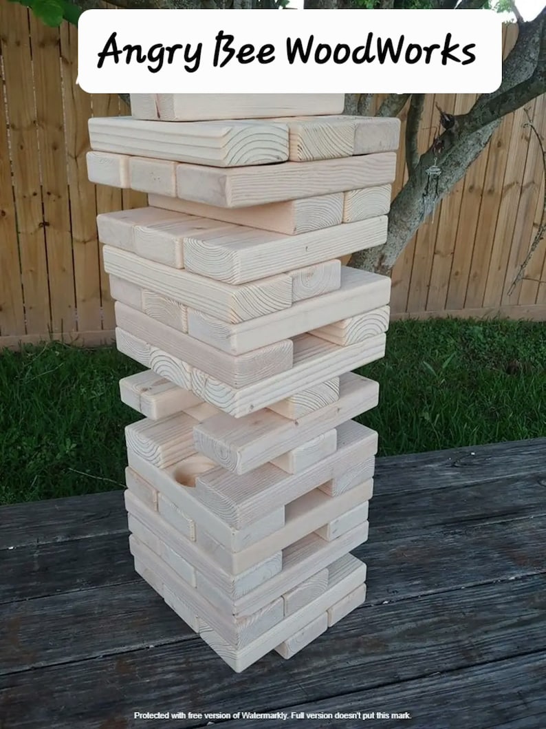 Large Wood Jello Shot Tower Game With 1-2-or 3 Cup Holders - Etsy