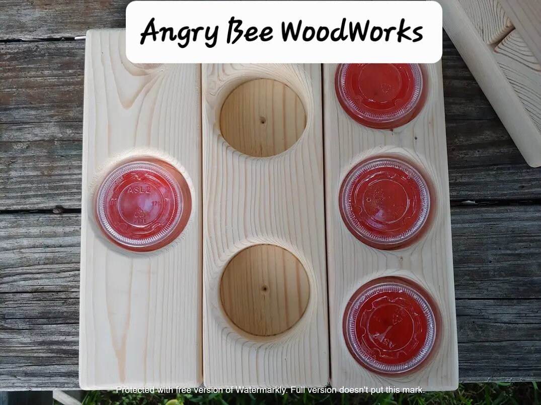 Large Wood Jello Shot Tower Game With 1-2-or 3 Cup Holders - Etsy