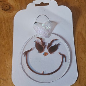 Flat Round Circle Christmas Ornaments - Etsy