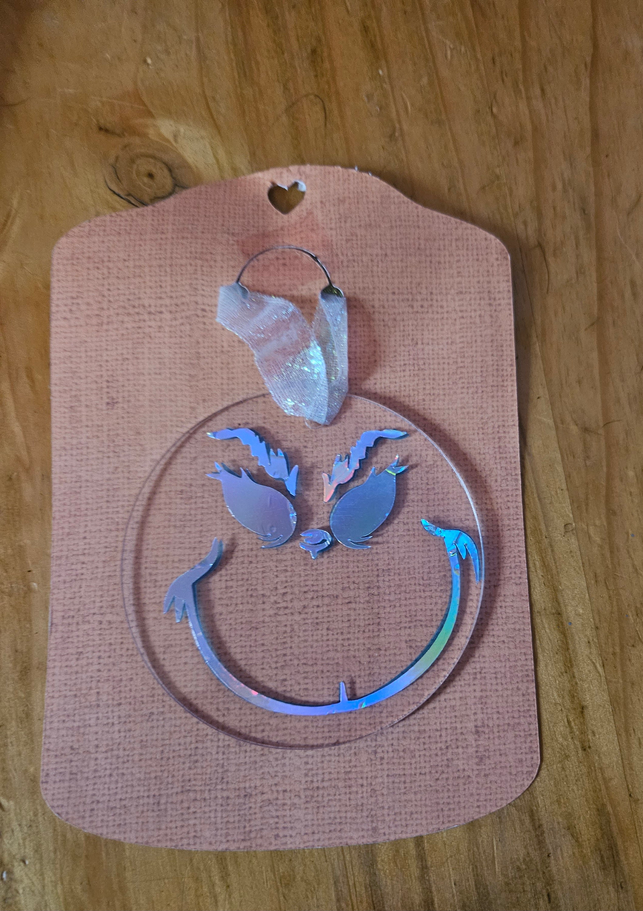 Flat Round Circle Christmas Ornaments - Etsy