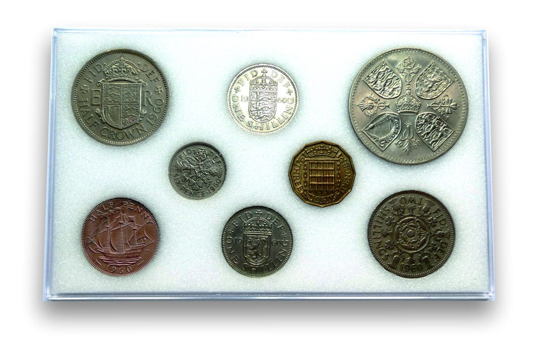 British Coin Sets Choice of Years 1930 to 2000 Birthday Gifts - Etsy
