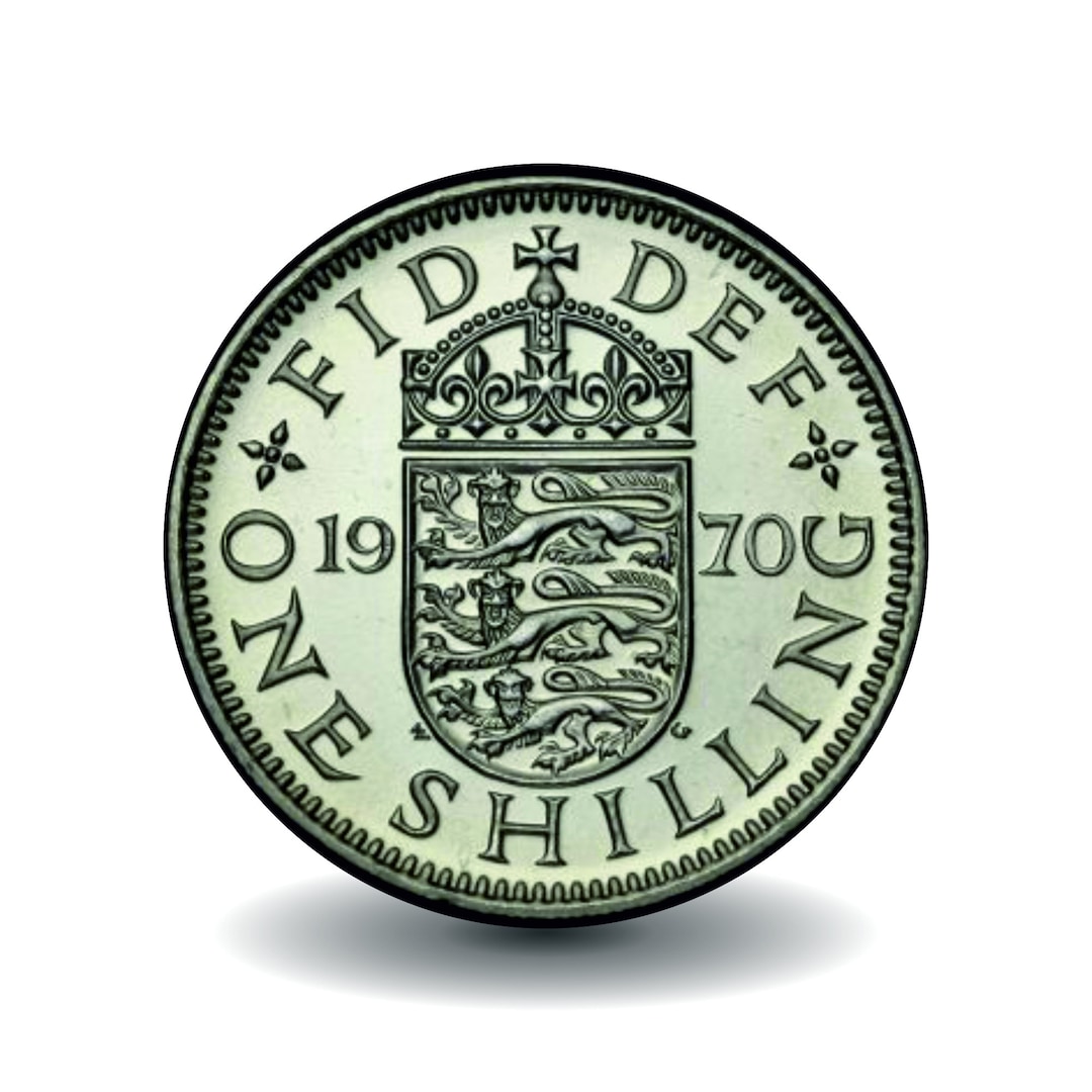 Last Great Britain One Shilling Coin 1970 - Etsy UK