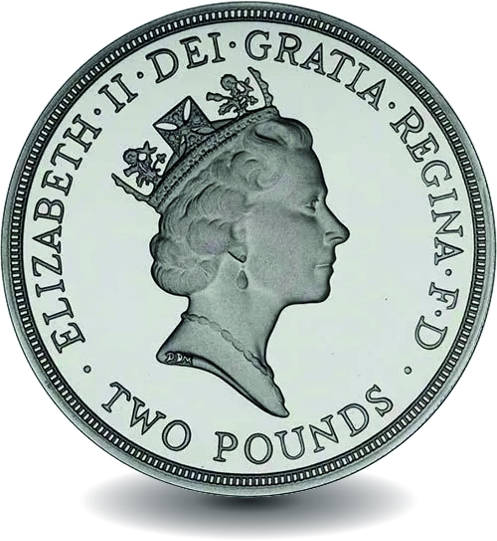 1995 Silver 2 Pound Coin 30th Birthday Gift - Etsy