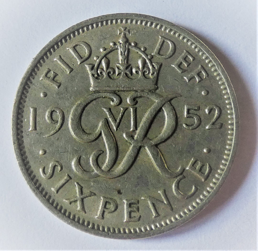 Sixpence Coin 1952 - Etsy UK