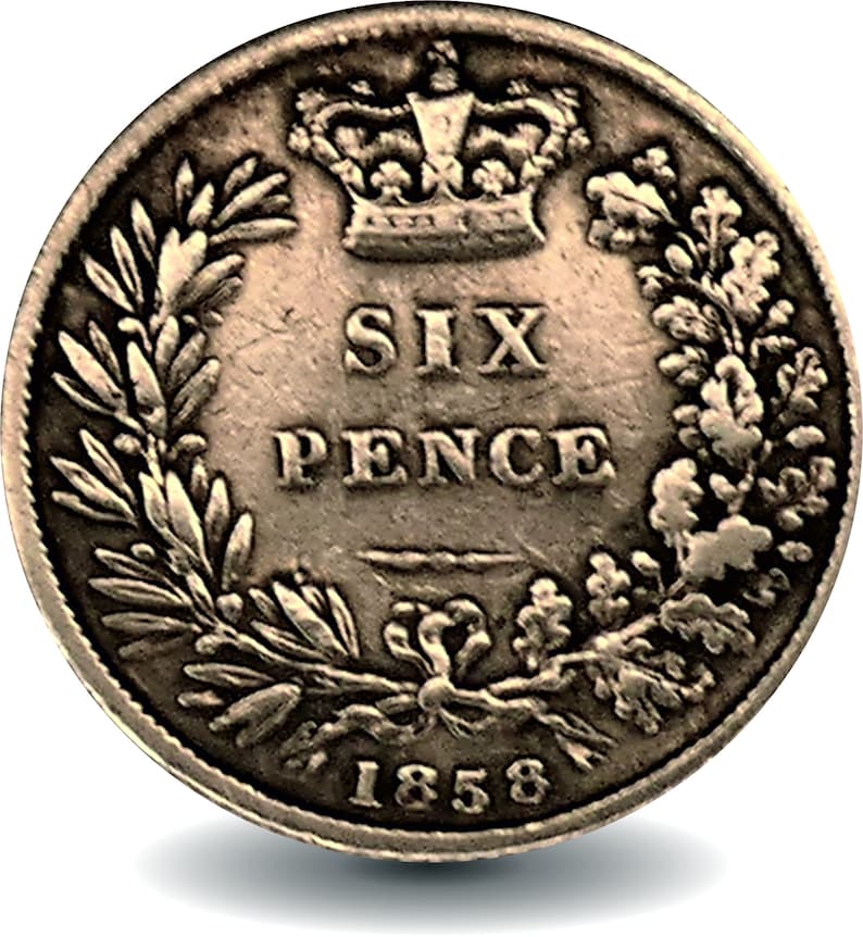 Victorian Silver Sixpence Coin 1852 to 1866 Choice of Years - Etsy