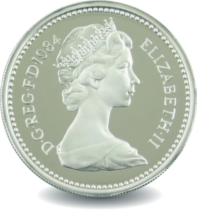 Sterling Silver One Pound Coin - Etsy