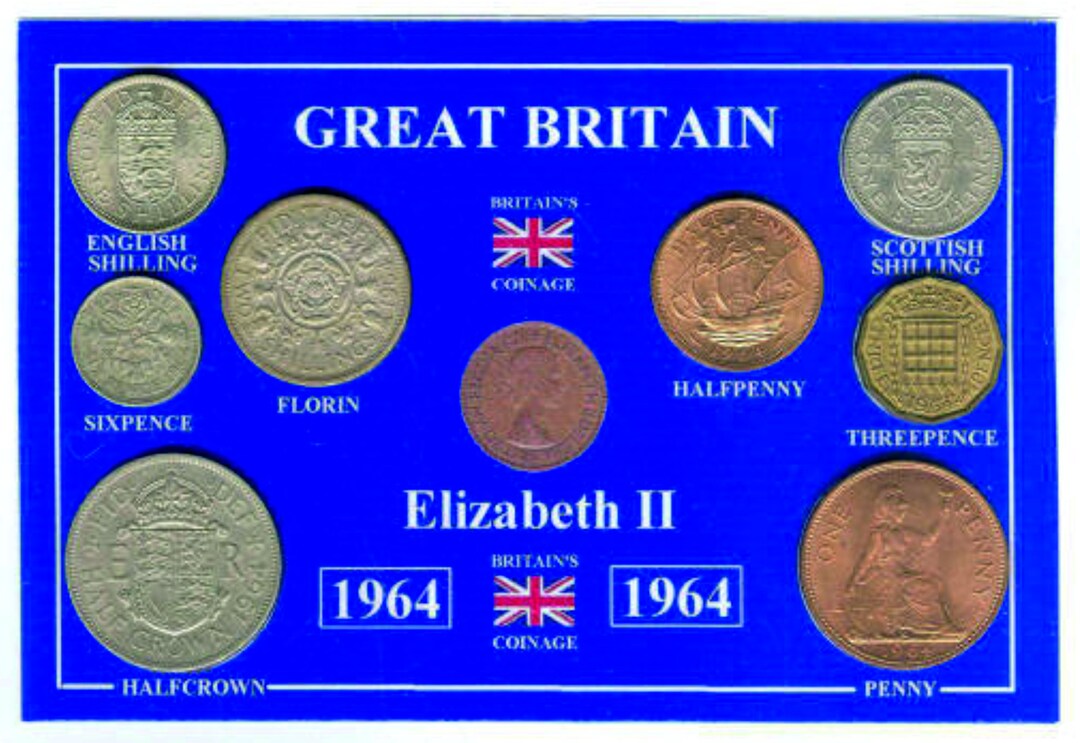 61st Birthday Coin Set 1964 - Etsy