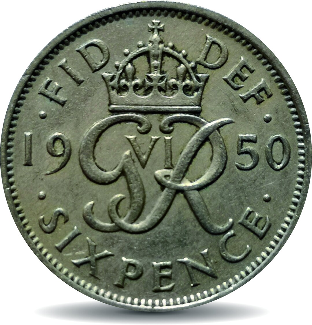 Birthday Sixpence Coin 1947 to 1967 - Etsy