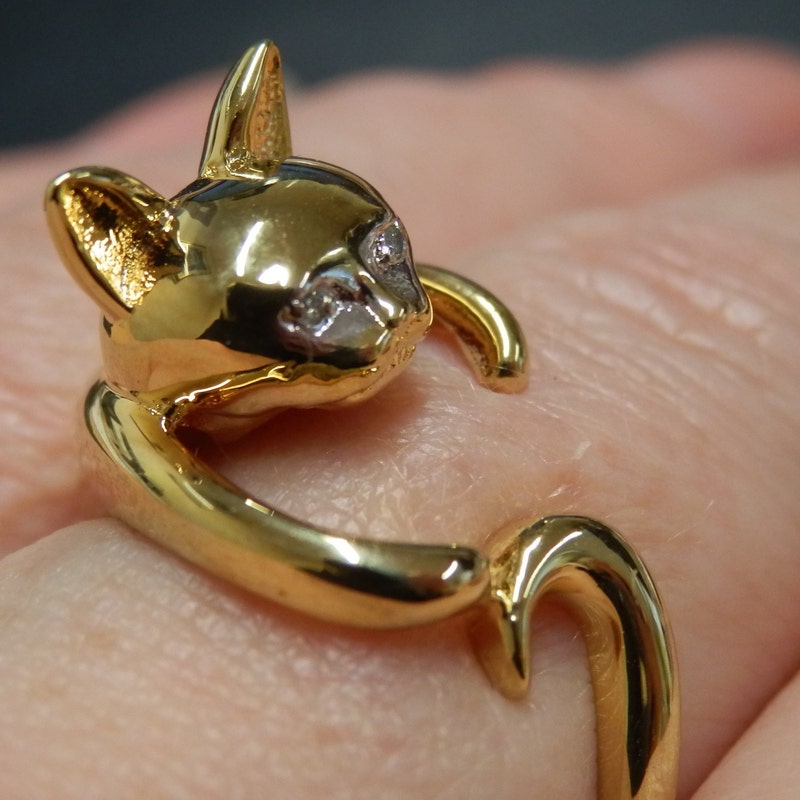 Cat Ring - Etsy