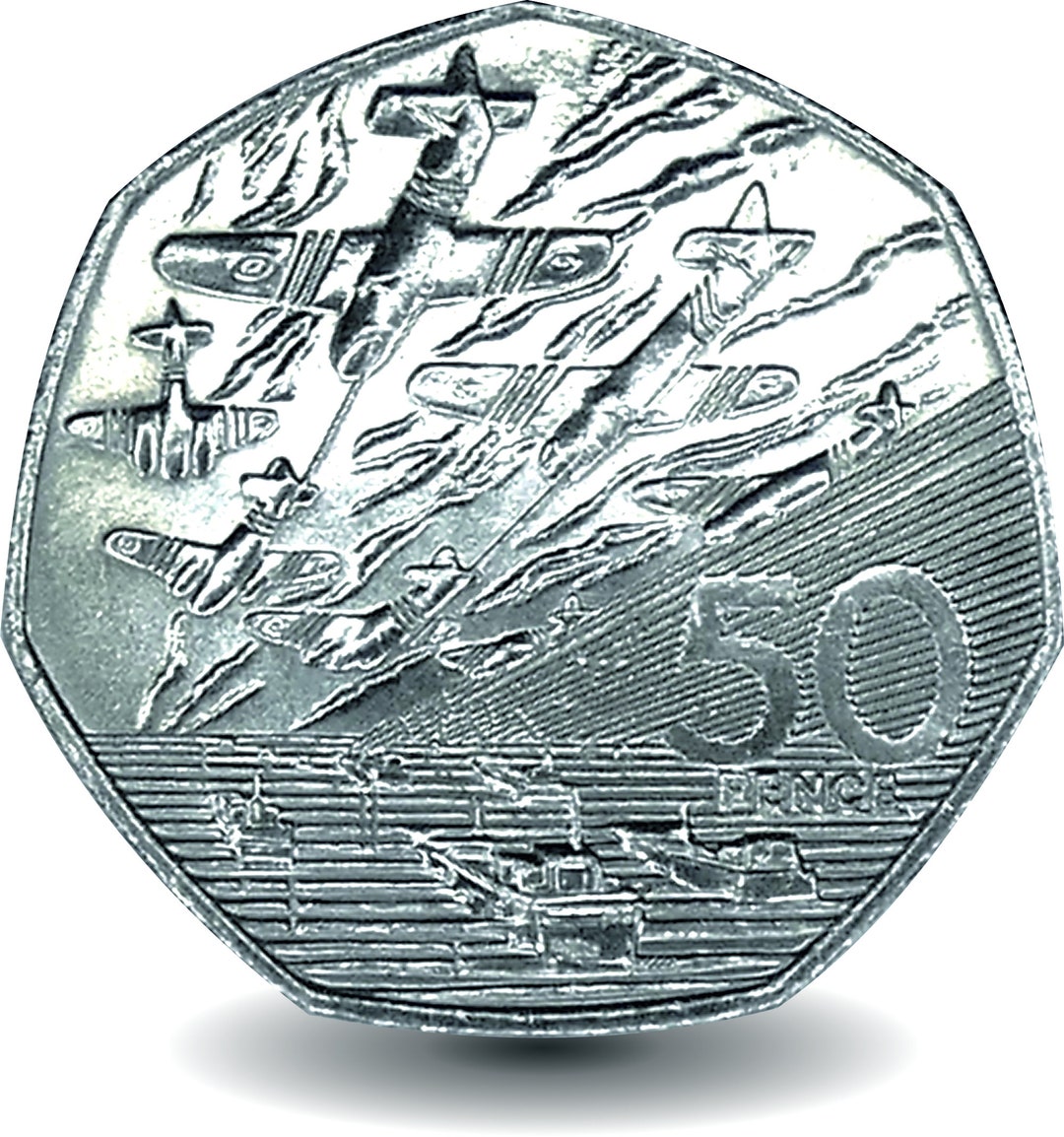 D Day Anniversary 50 Pence Coin Only Issued in 1994 - Etsy