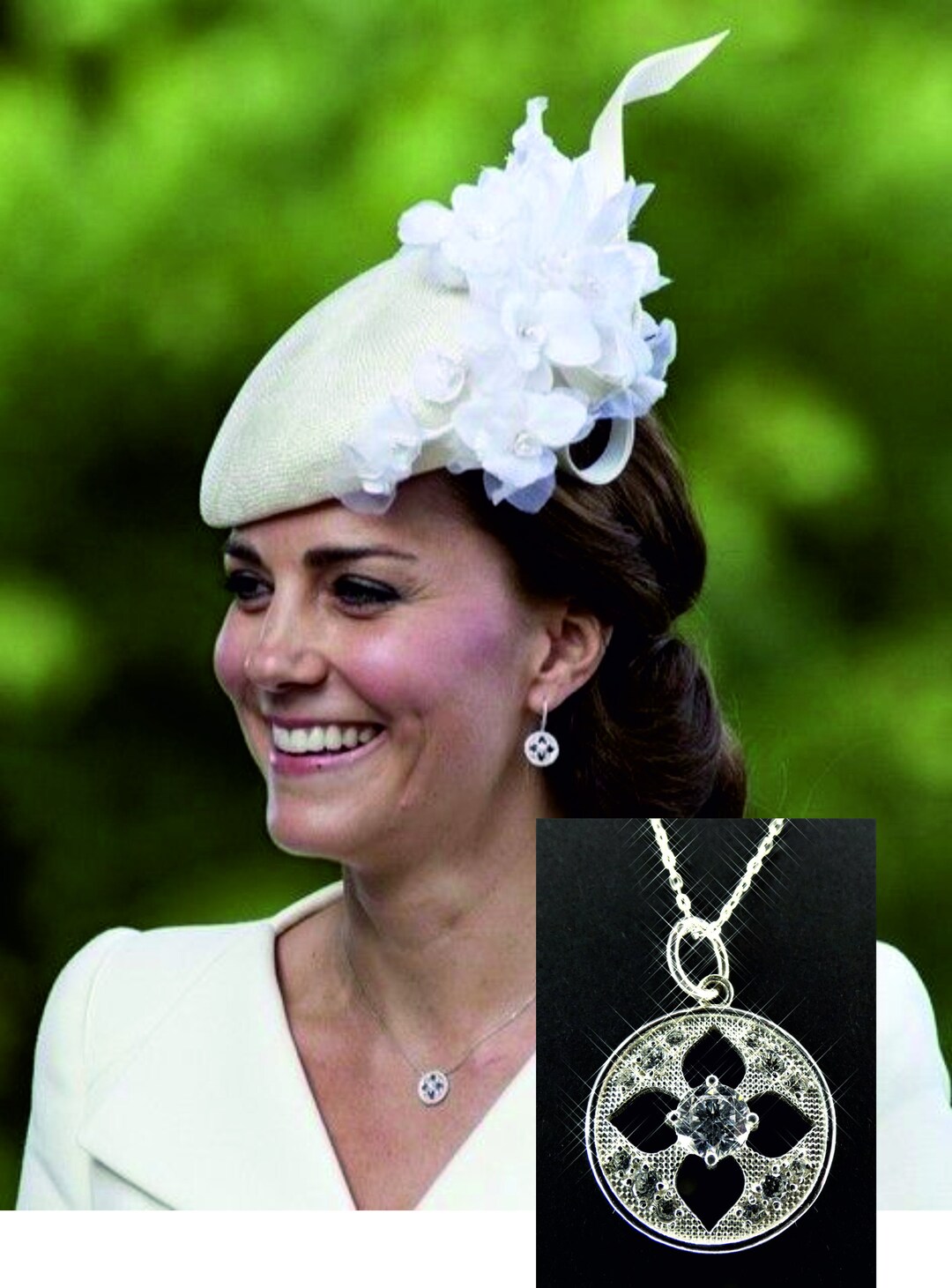 Princess Kate Replica Sterling Silver Necklace Handmade in England - Etsy