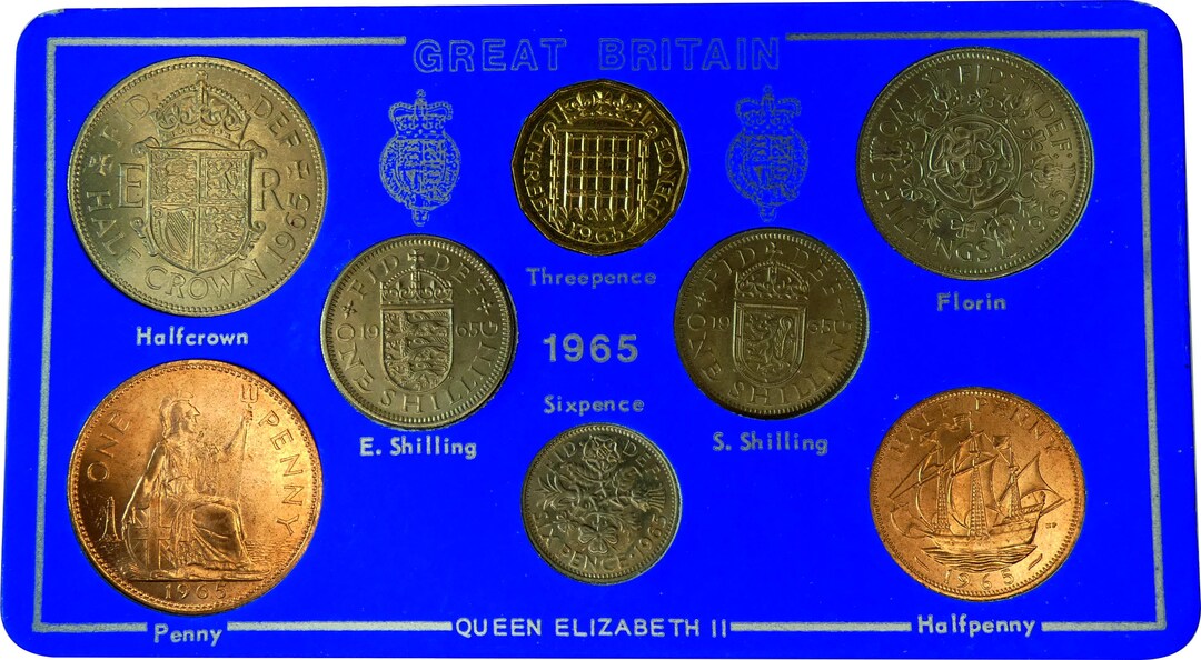60th Birthday Gift 1966 Coin Set - Etsy