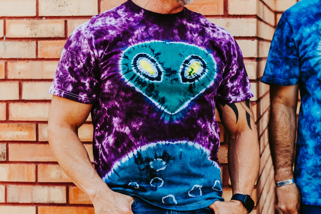 Alien Shirt, Tie Dye T Shirt, Weirdcore, Outer Space Gifts for Brother ...