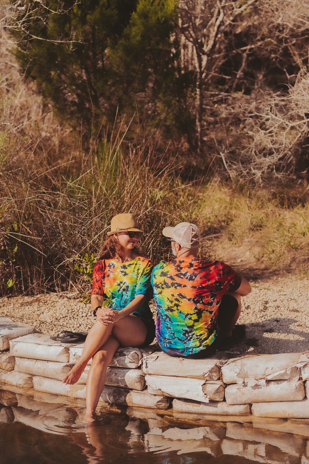 Rainbow Tie Dye Shirt, Hippy Clothing, Boho Hippie Clothes, Long ...