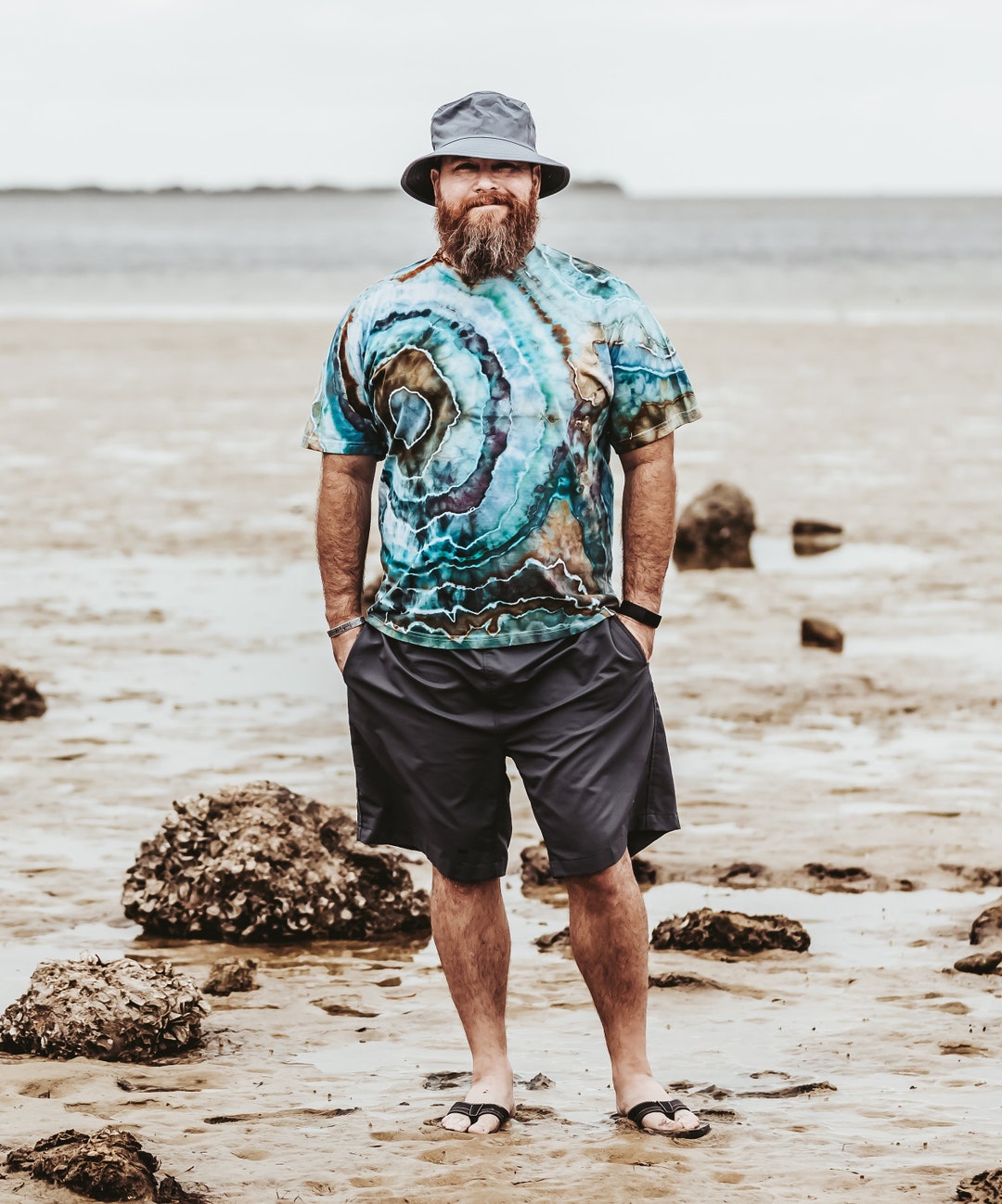 Geode Tie Dye Shirt, Psychedelic Clothing, Tye Dye Shirt, 50th Birthday ...