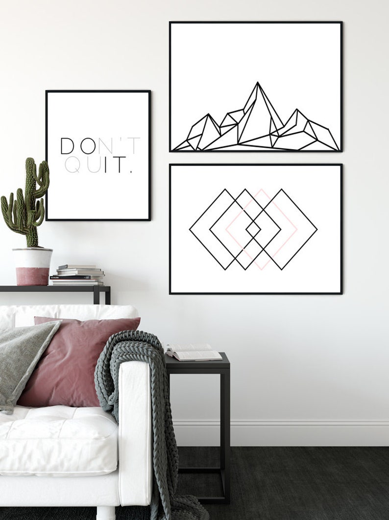 Quote Print Quote Poster Positive Print Minimalist Poster - Etsy