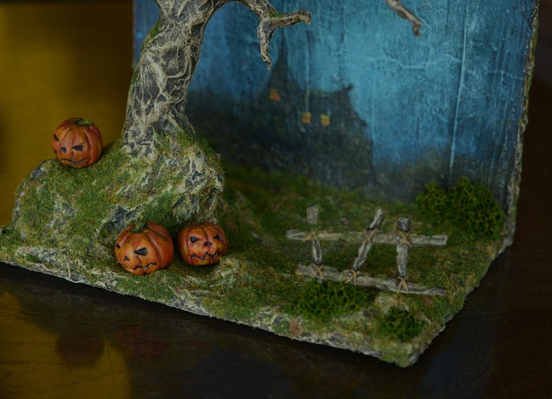 Half scale handmade gothic miniature.Flying ghost doll. | Etsy