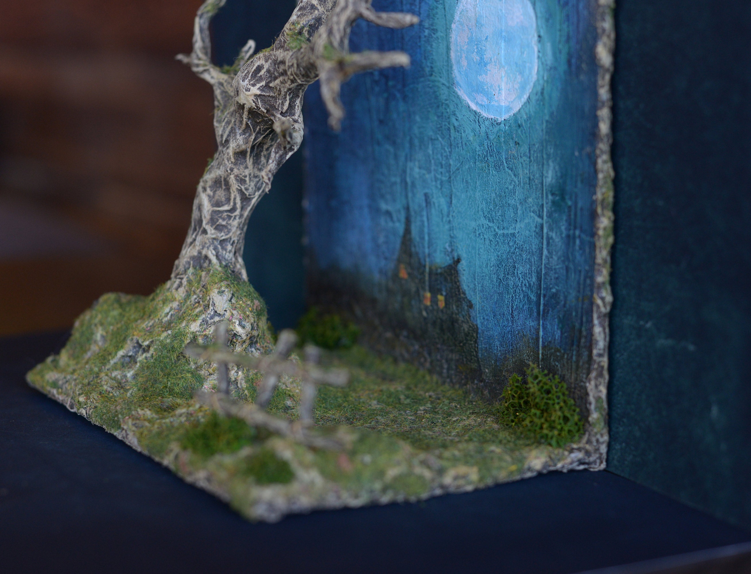 Half scale handmade gothic miniature.Flying ghost doll. | Etsy