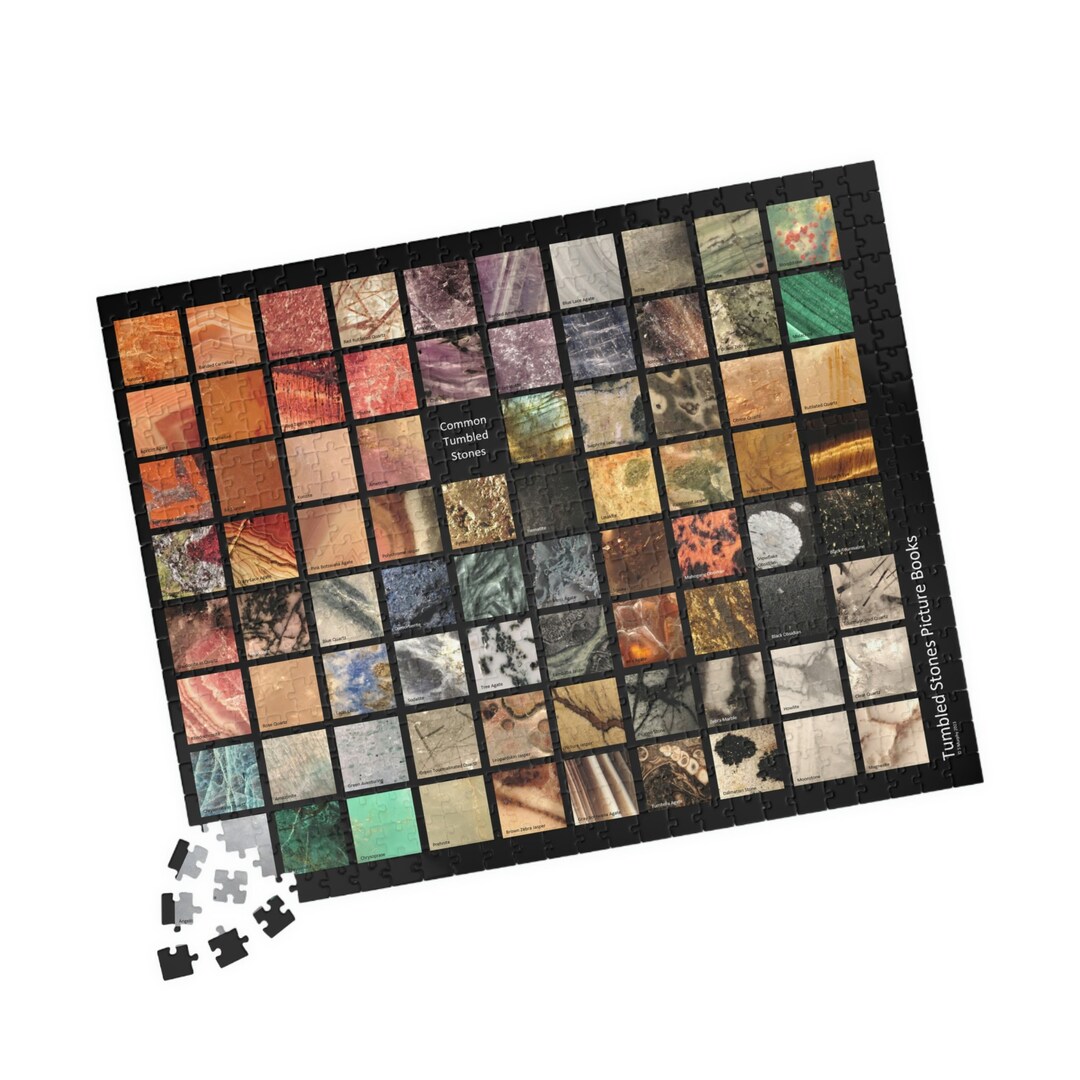 Common Tumbled Stones Puzzle 500 or 1014-piece - Etsy