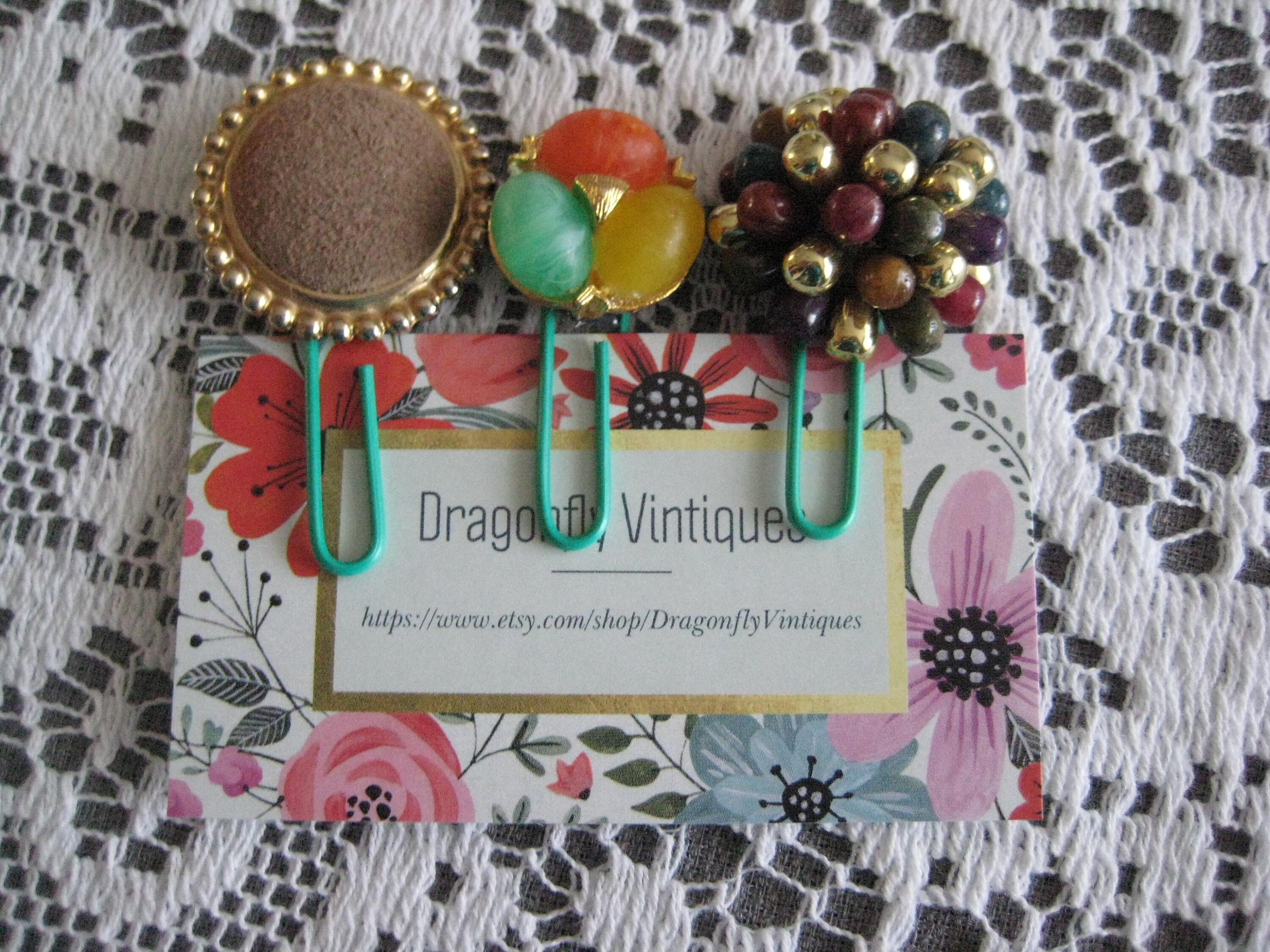 Paper & Party Supplies Paper vintage jewelry one of a kind ooak book ...