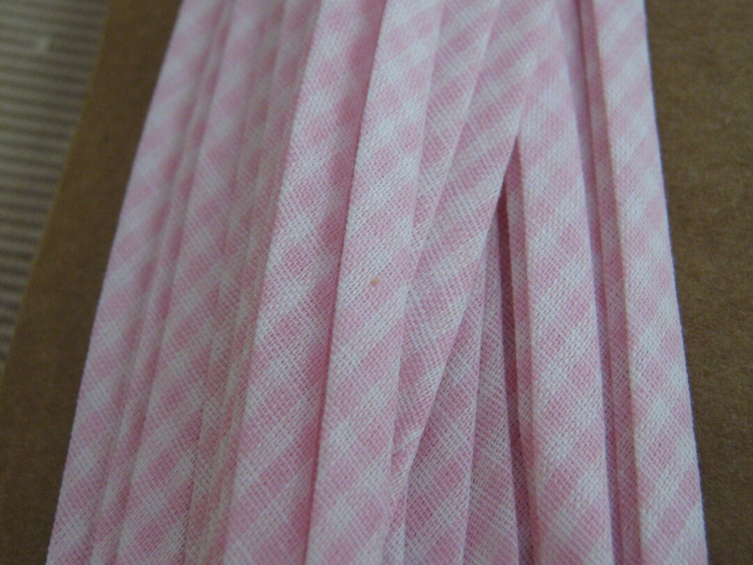 Conso Trim Pink Gingham Bias Tape, 14 Yards - Etsy