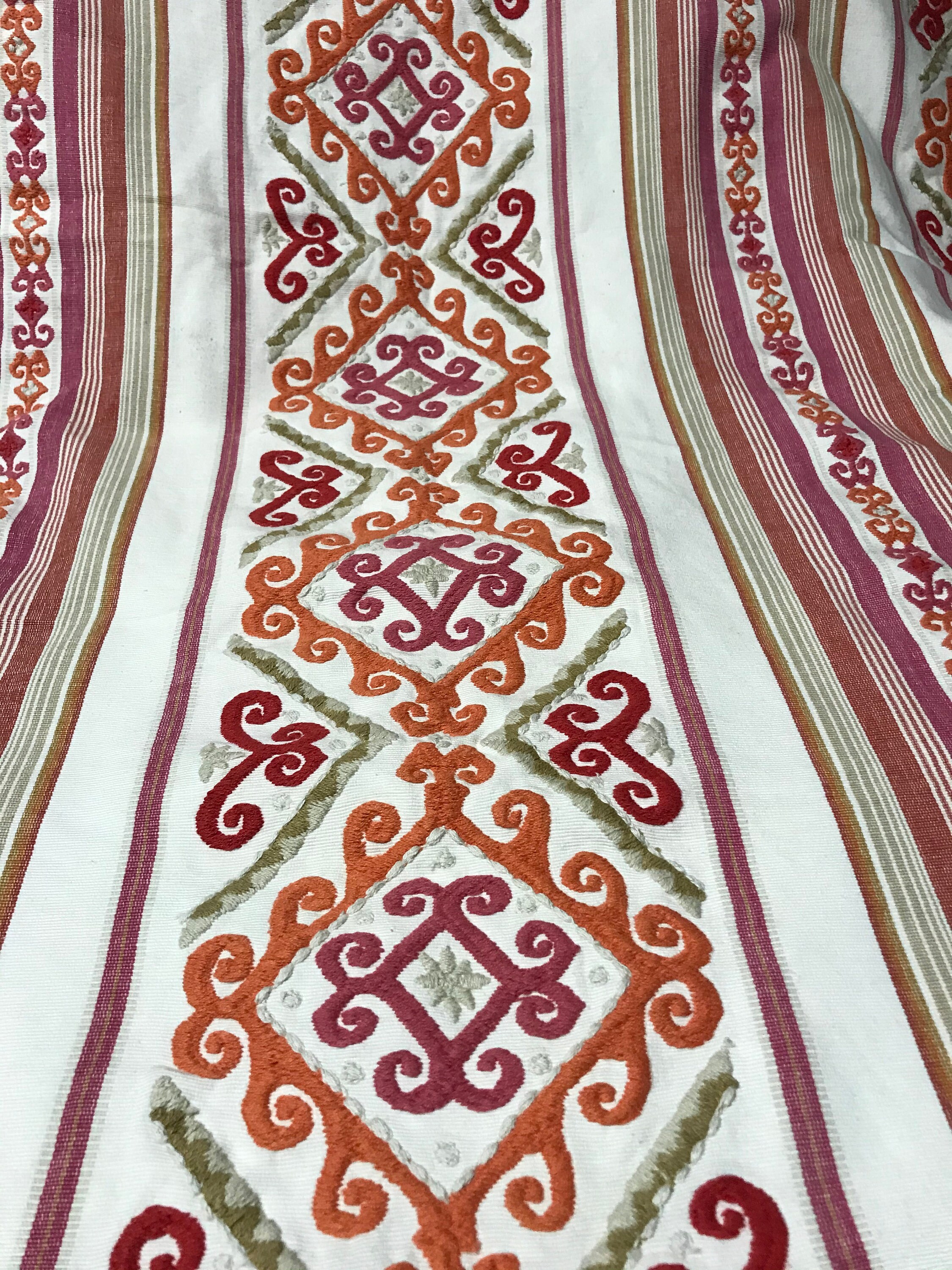 Beacon Hill Mela Stripe in Marigold - Etsy Singapore