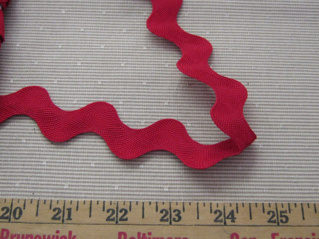 Red Rick Rack Trim - Etsy