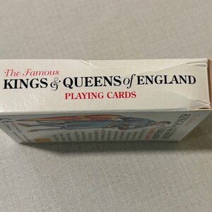 The Famous Kings and Queens of England Playing Cards by Heritage Card ...