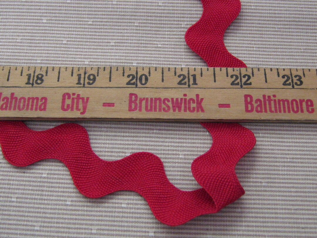 Red Rick Rack Trim, Sold by the Yard, 13 Yards Available - Etsy