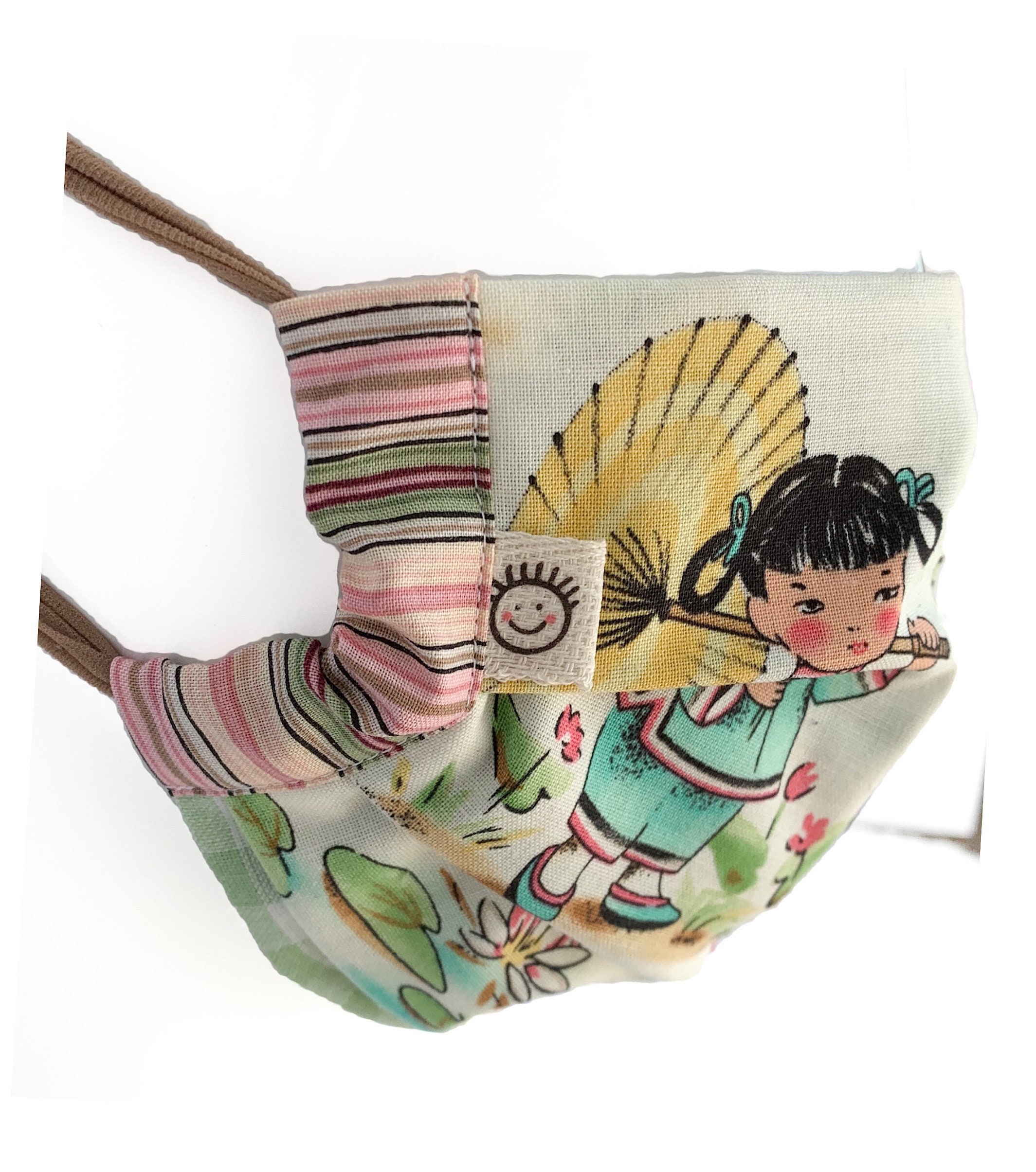 Precious Asian Girls With Umbrellas Face Mask With Nose Wire | Etsy