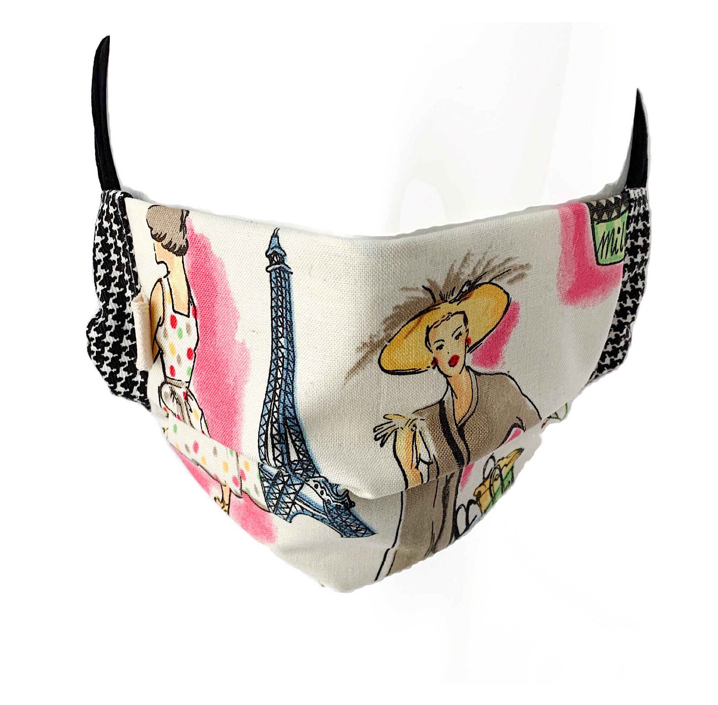 Paris Face Mask With Nose Wire and Filter Washable - Etsy