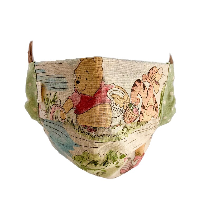 Winnie the Pooh Face Mask - Etsy