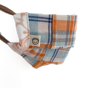 Madras Face Mask - Etsy