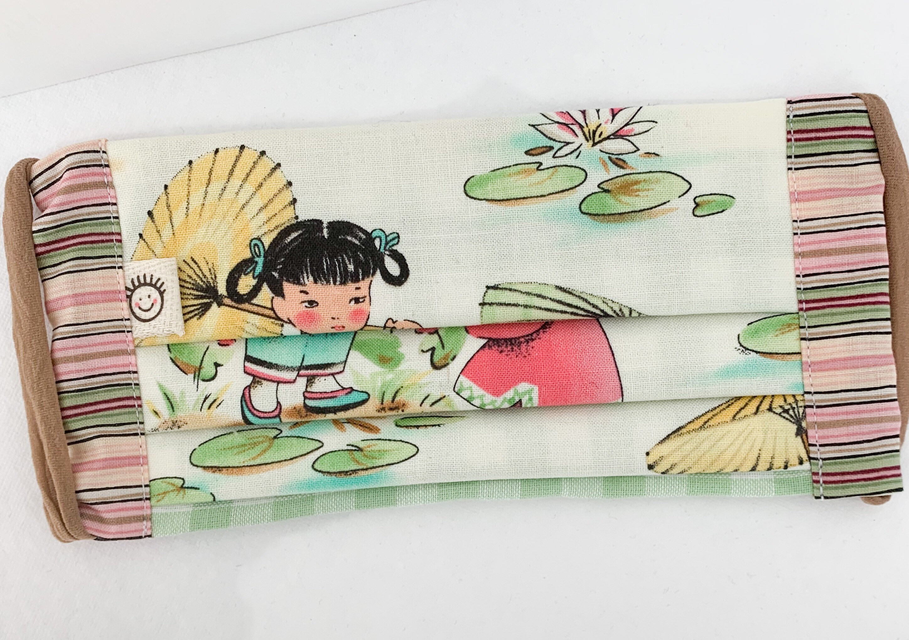 Precious Asian Girls With Umbrellas Face Mask With Nose Wire | Etsy