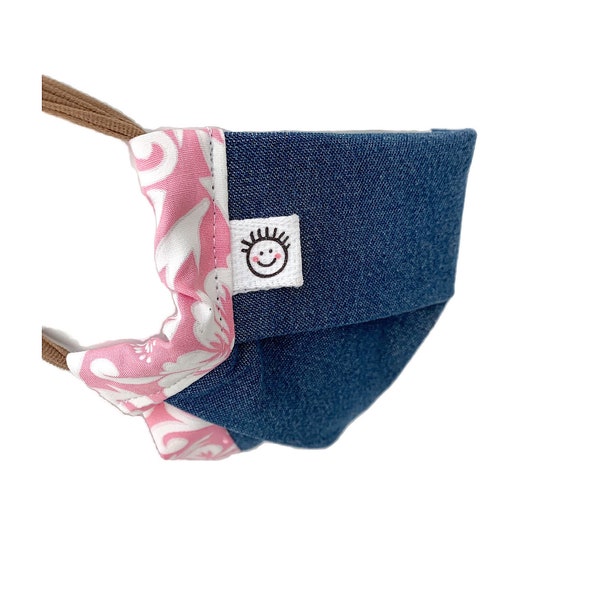 Denim Face Mask - Etsy