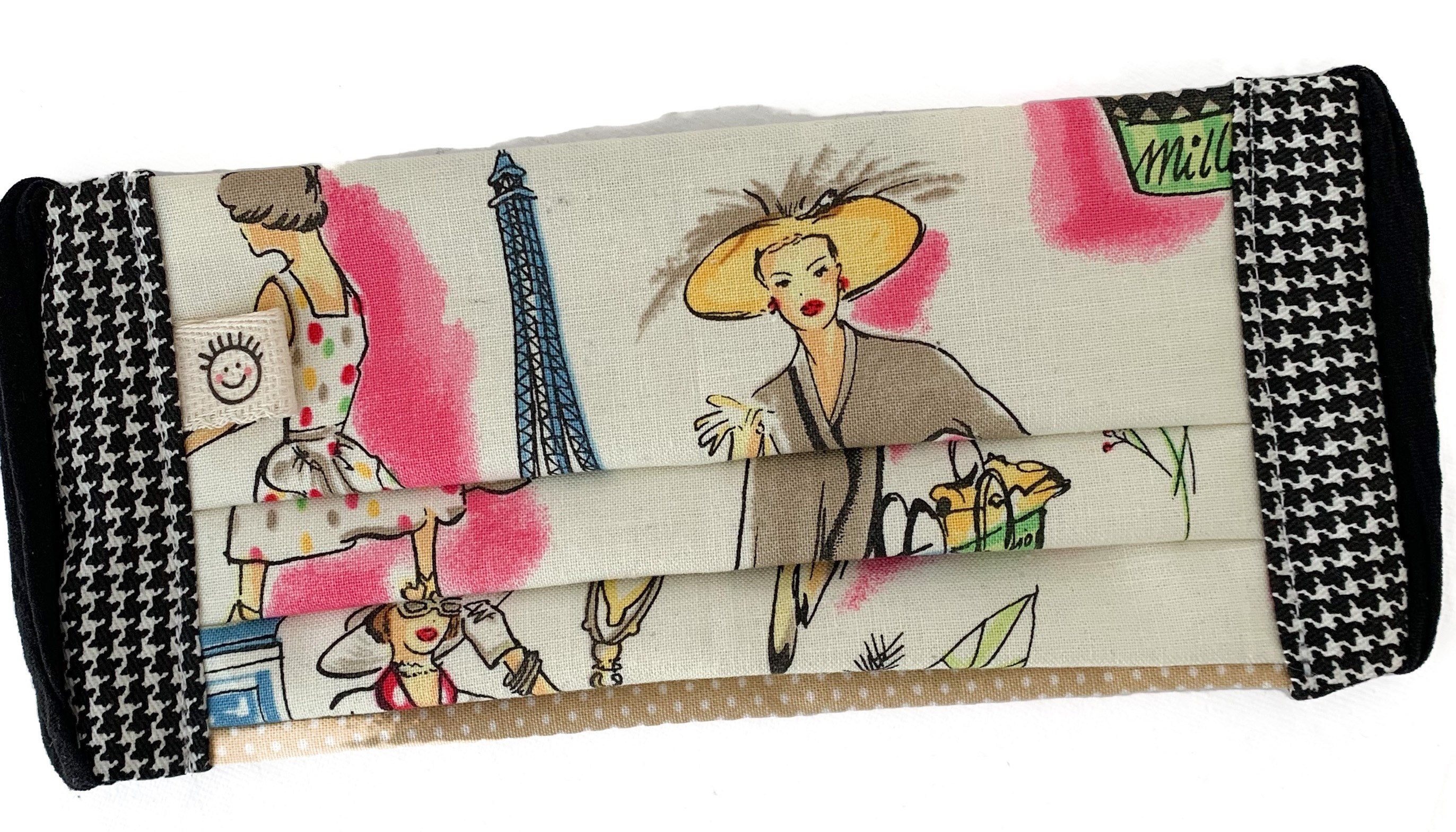 Paris Face Mask With Nose Wire and Filter Washable - Etsy