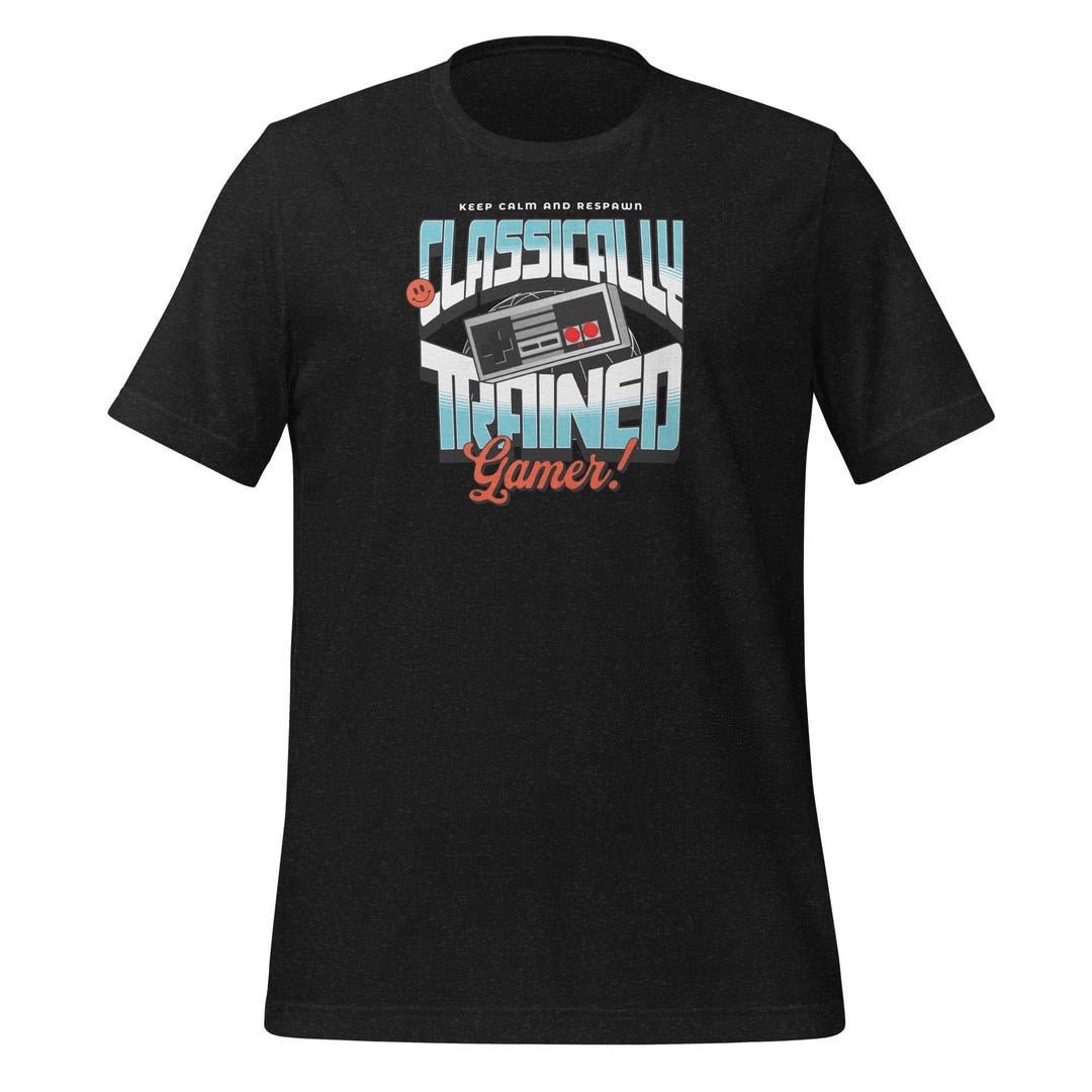 Classically Trained Gamer T-shirt: Retro Video Game Tee - Etsy